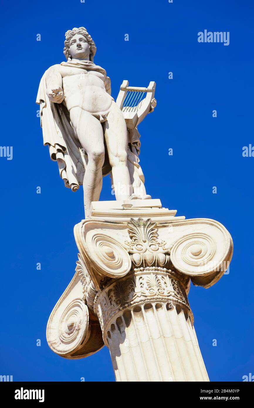 Greece ancient apollo statue hi-res stock photography and images - Alamy