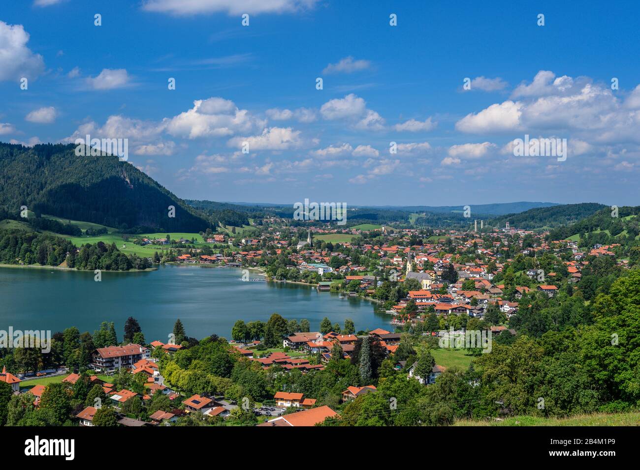 Deutschland, Bayern, Oberbayern, Mangfallgebirge, Schliersee und ...