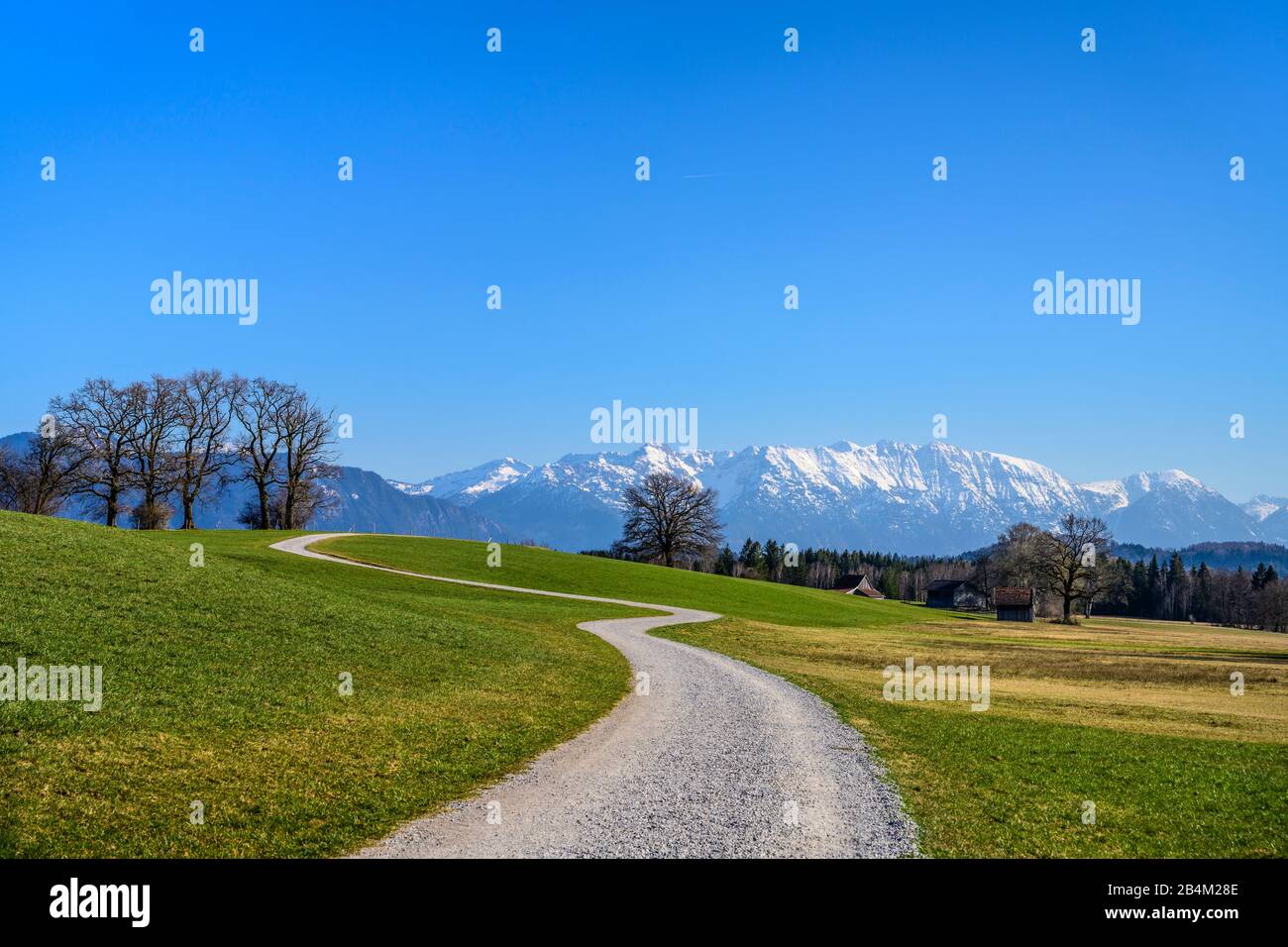 Deutschland, Bayern, Oberbayern, Pfaffenwinkel, Uffing am Staffelsee ...