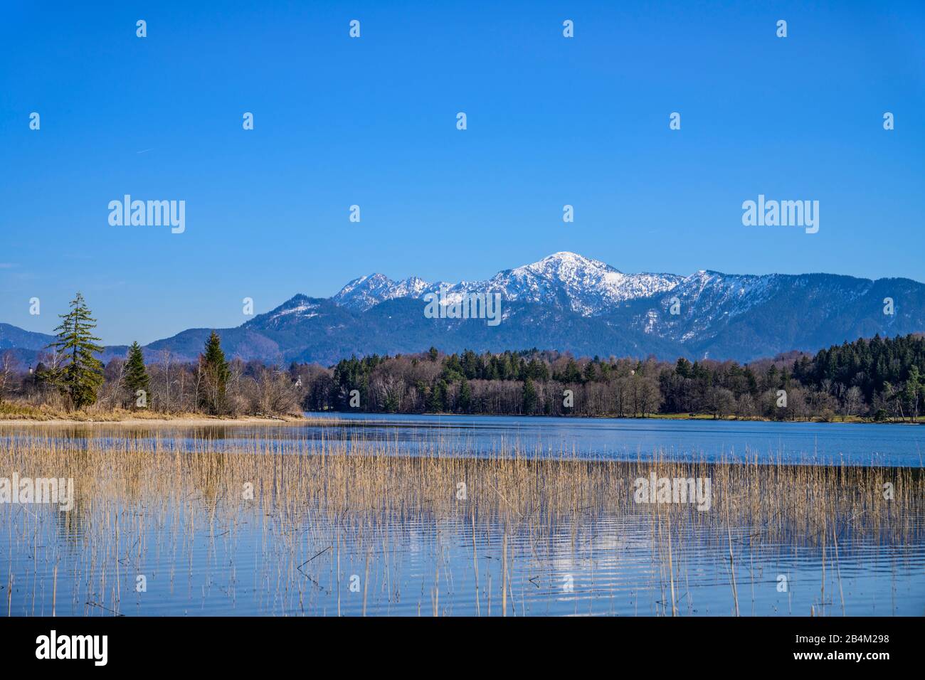 Deutschland, Bayern, Oberbayern, Pfaffenwinkel, Uffing am Staffelsee ...
