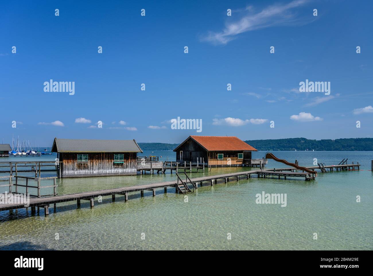 Deutschland, Bayern, Oberbayern, Fünfseenland, Starnberger See ...