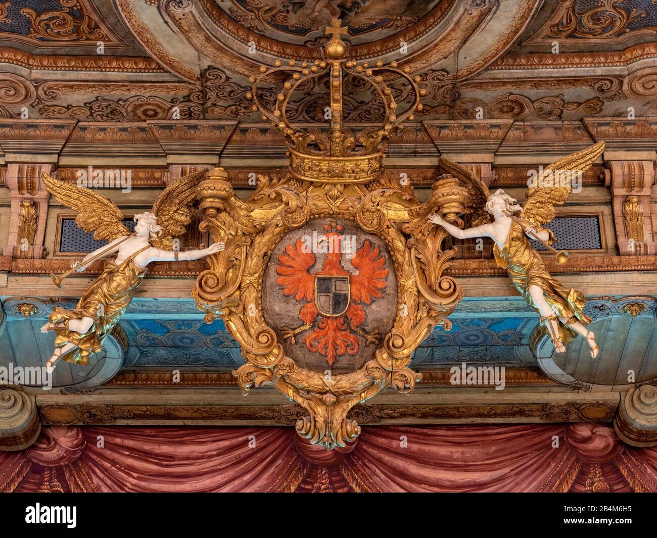 Margravial Opera House Bayreuth, inside, UNESCO World Heritage ...