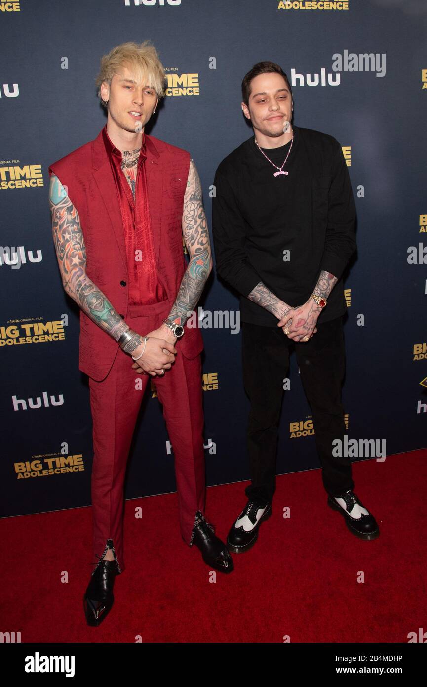 NEW YORK, NY - MARCH 05: Colson Baker AKA Machine Gun Kelly and Pete ...