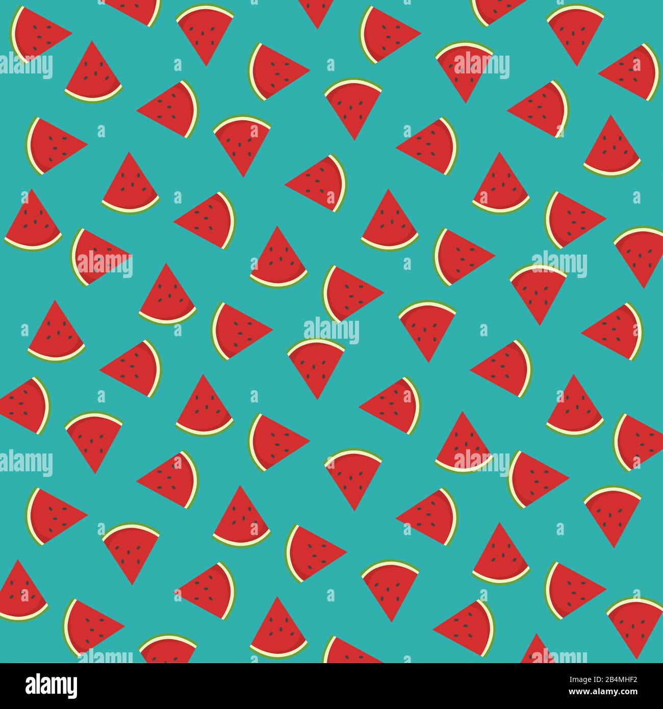 watermelon patterns on blue background vector illustration Stock Vector ...
