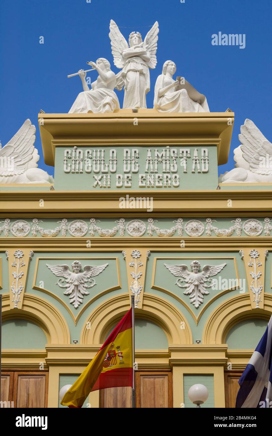 Spain, Canary Islands, Tenerife Island, Santa Cruz de Tenerife, Circulo ...