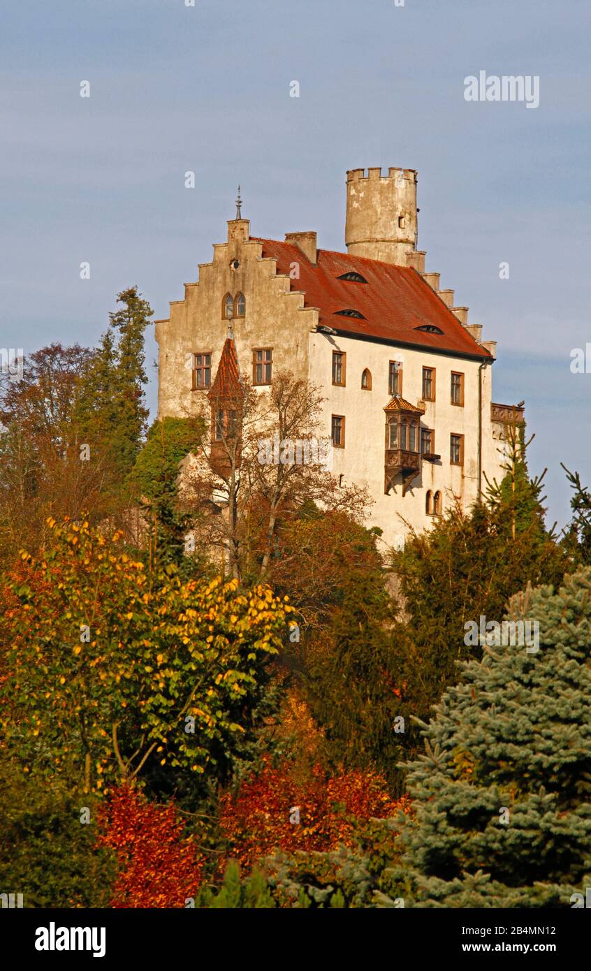 Germany, Bavaria, Gößweinstein Castle, a medieval summit castle in ...