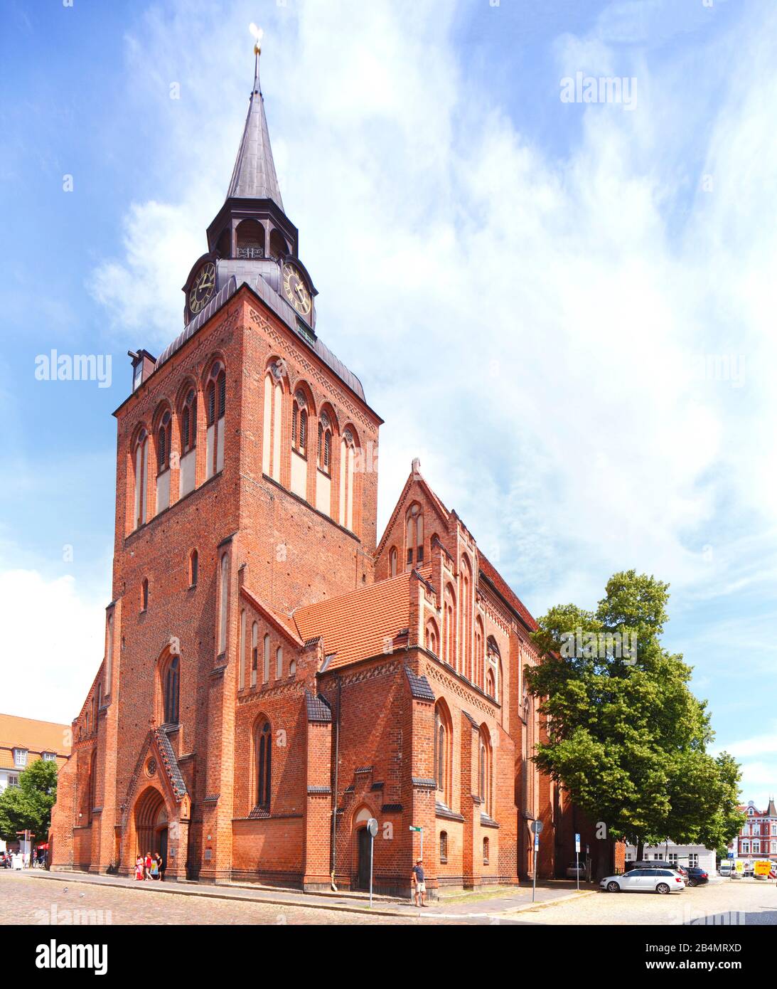 Parish Church St. Marien, North German brick Gothic, Güstrow ...