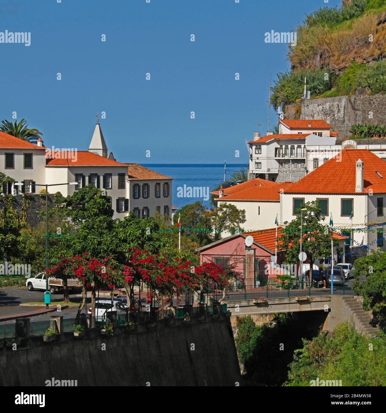 Historic center of Ponta do Sol, Madeira, Portugal Stock Photo - Alamy