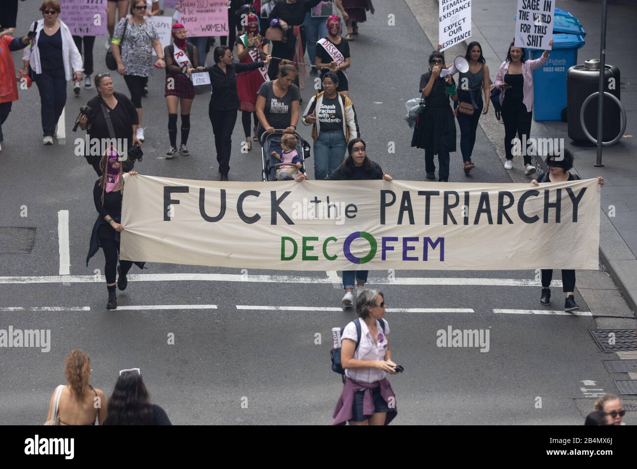 Patriarchy protest australia hi-res stock photography and images - Alamy