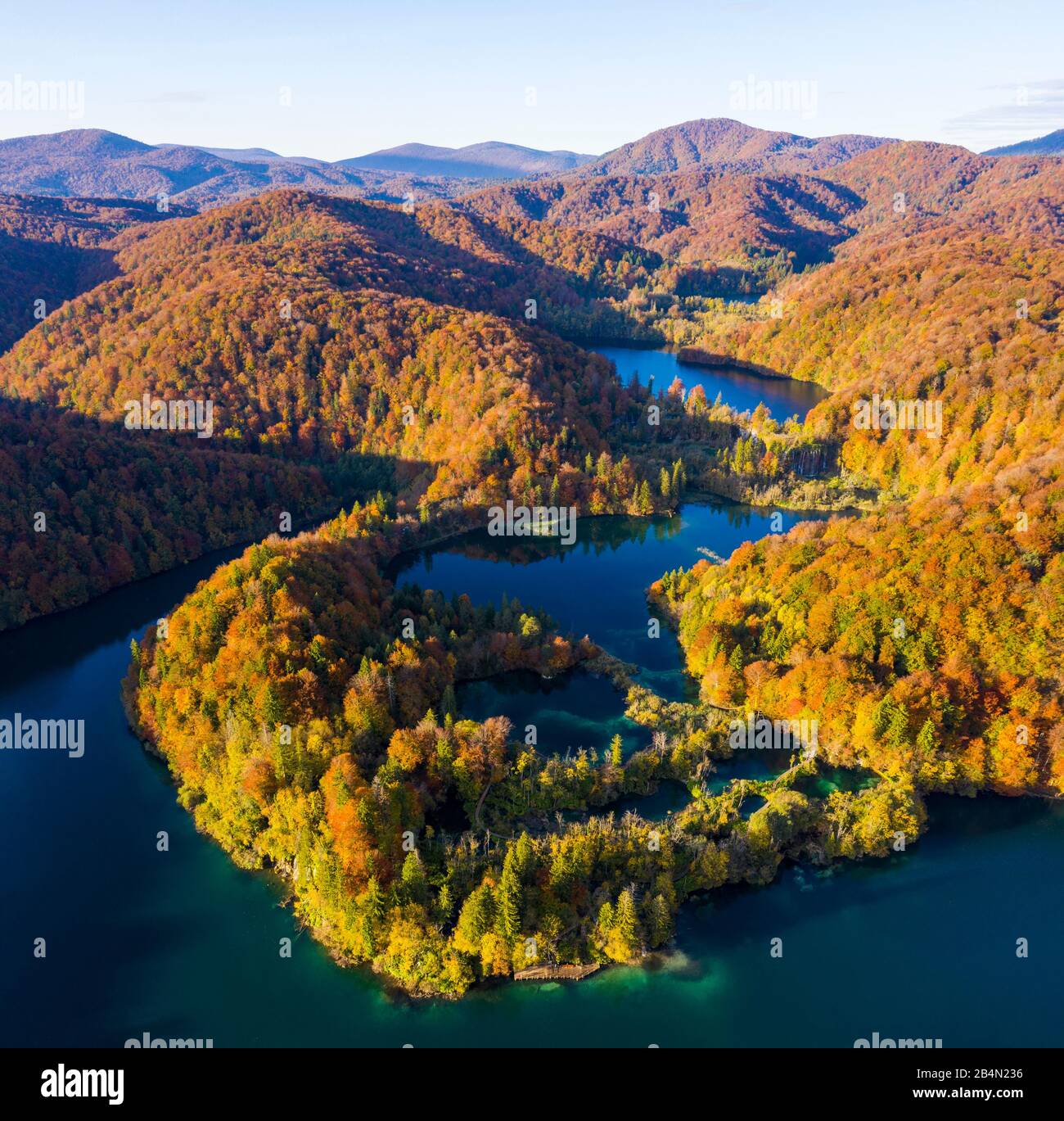 Autumn in Plitvice National Park in Croatia Stock Photo - Alamy