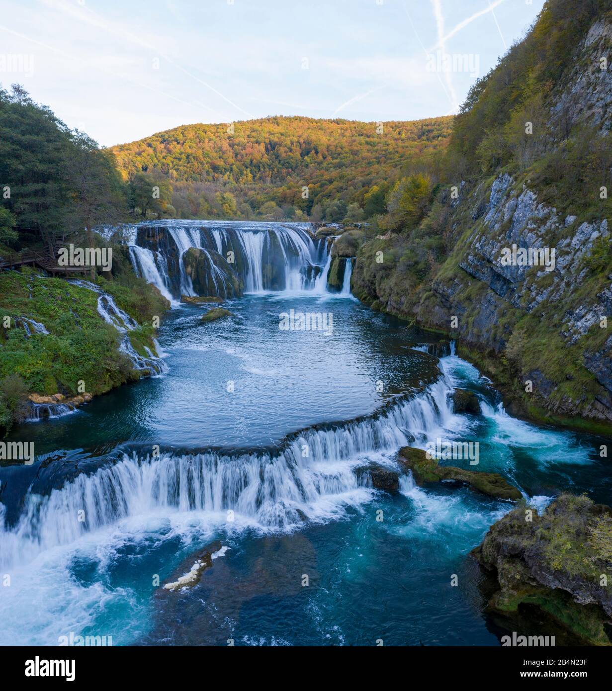 Strbacki buk waterfall in Bosnia and Herzegovina Stock Photo - Alamy