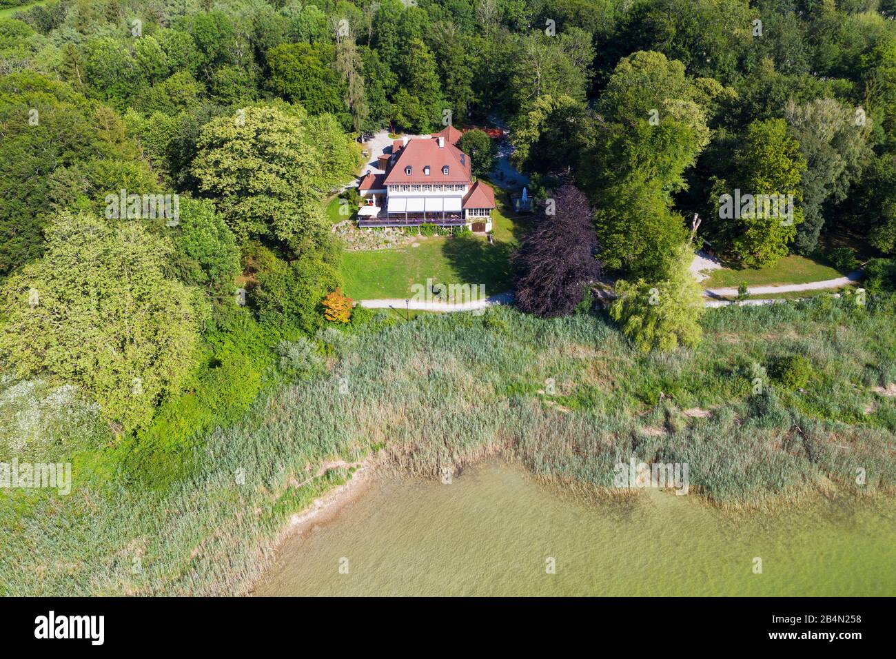 Alte villa restaurant in utting am ammersee hi-res stock photography ...