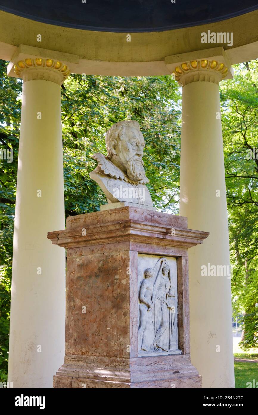 Bust of Johann Kepler, Kepler monument in Fürst-Carl-Anselm-Allee ...