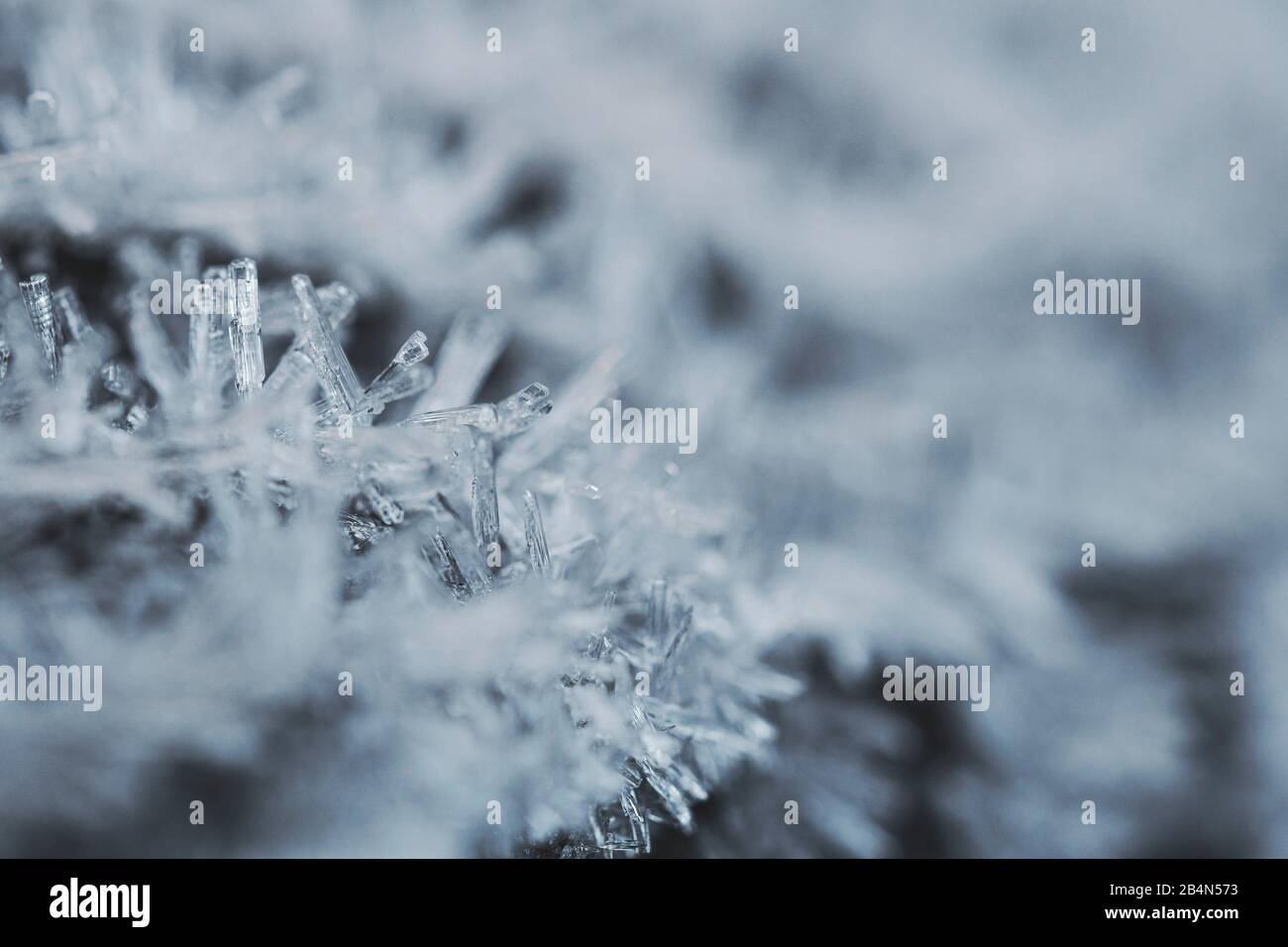 Ice crystals, close-up Stock Photo - Alamy