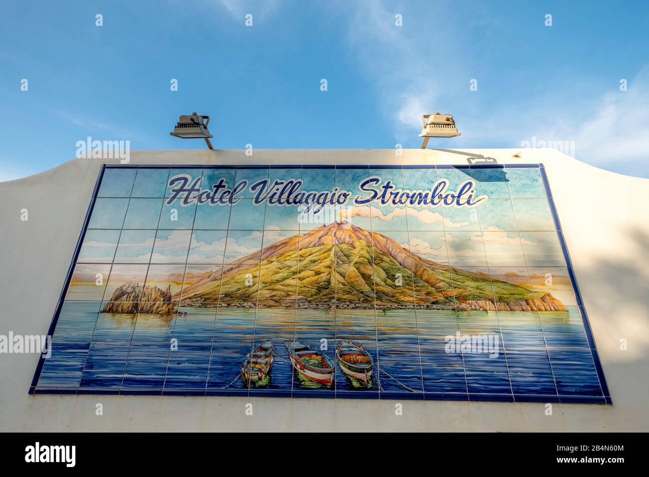 Sicily aeolian island stromboli hi-res stock photography and images - Alamy