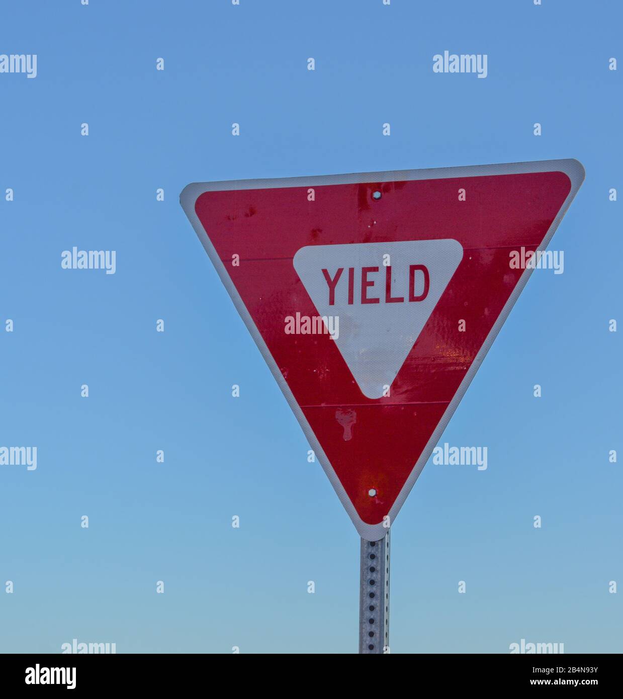 Traffic Sign Yield High Resolution Stock Photography and Images - Alamy
