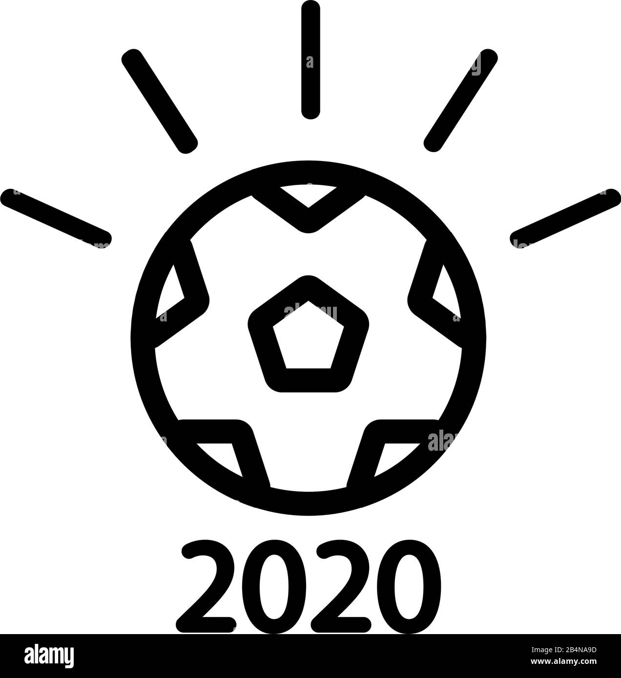 World Cup soccer icon vector. Isolated contour symbol illustration ...