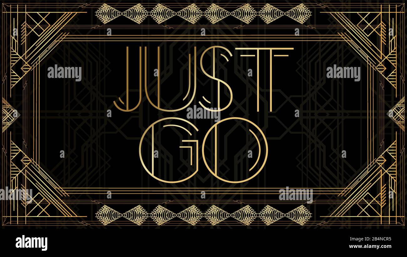 Just go Stock Vector Images - Alamy