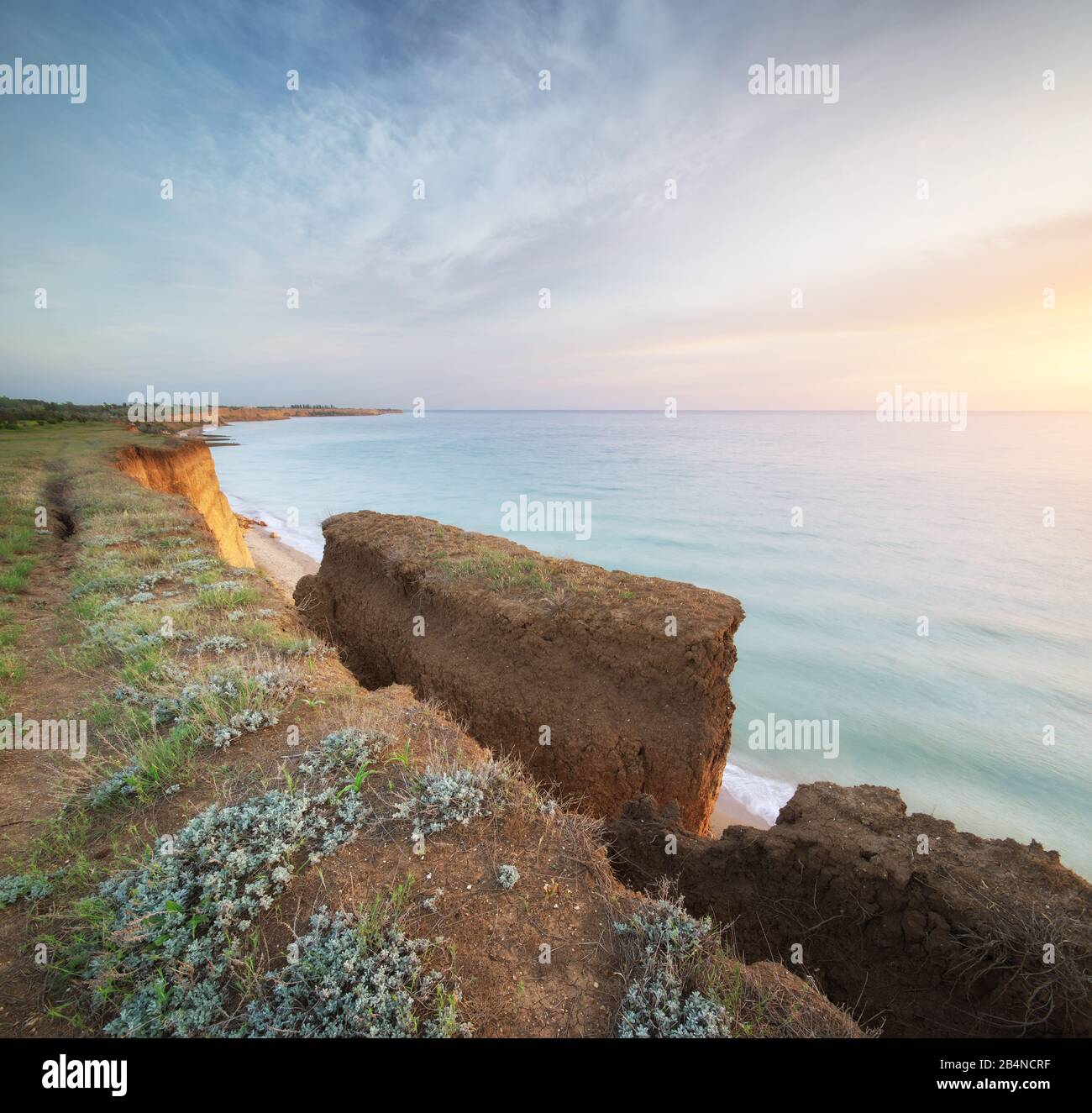 Beautiful seascape nature cliff. Beautiful nature composition Stock ...