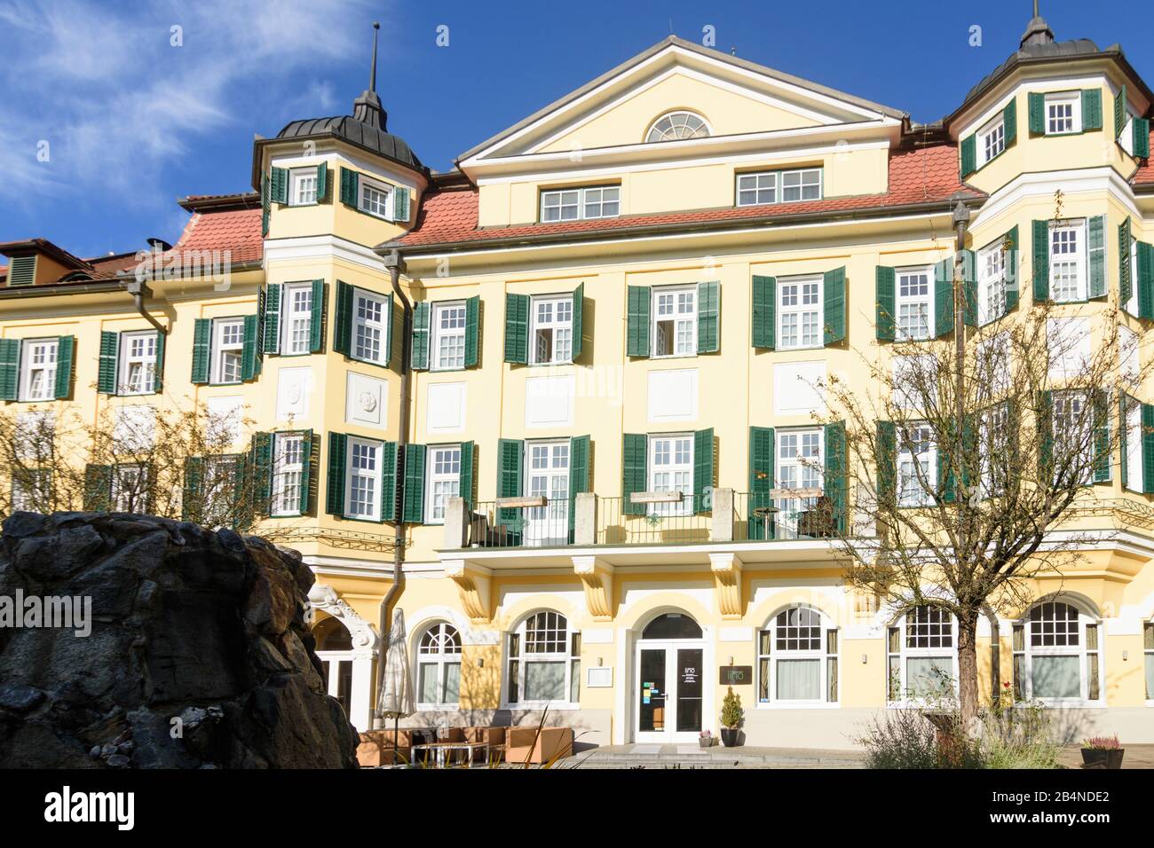 Gars am Kamp, hotel 'La Pura', main square in Austria, Lower Austria ...