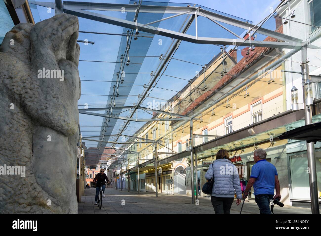 Street herzog bernhard platz in austria hi-res stock photography and ...