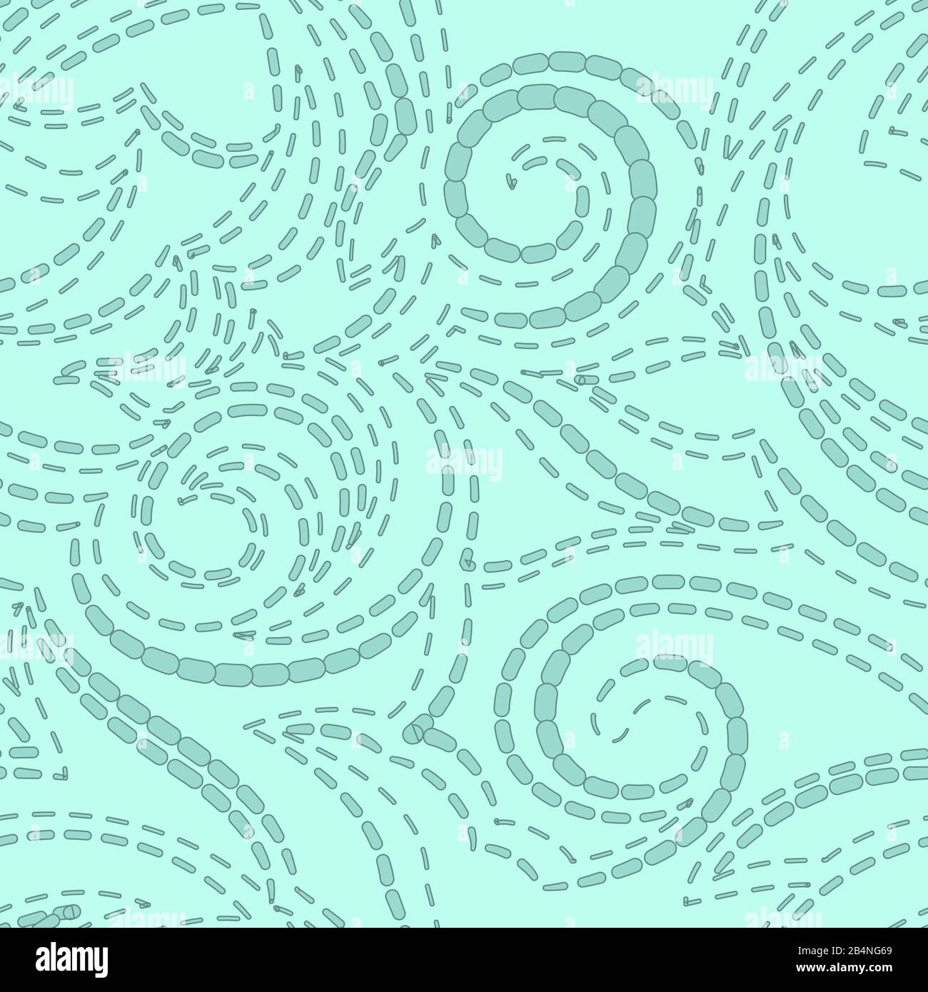 Vector geometric texture of turquoise color with a black stroke on a ...