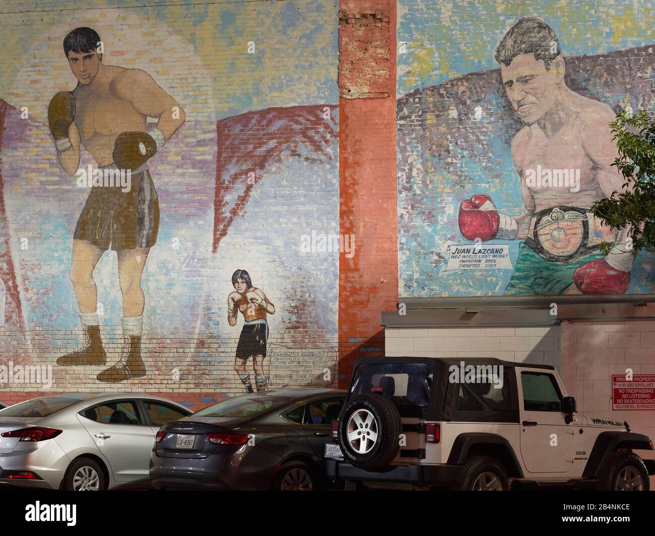 Boxing mural hi-res stock photography and images - Alamy