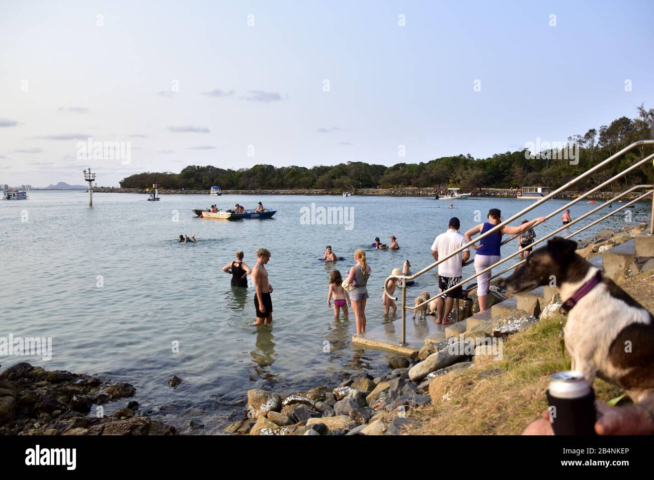 Mooloolaba river mouth hi-res stock photography and images - Alamy