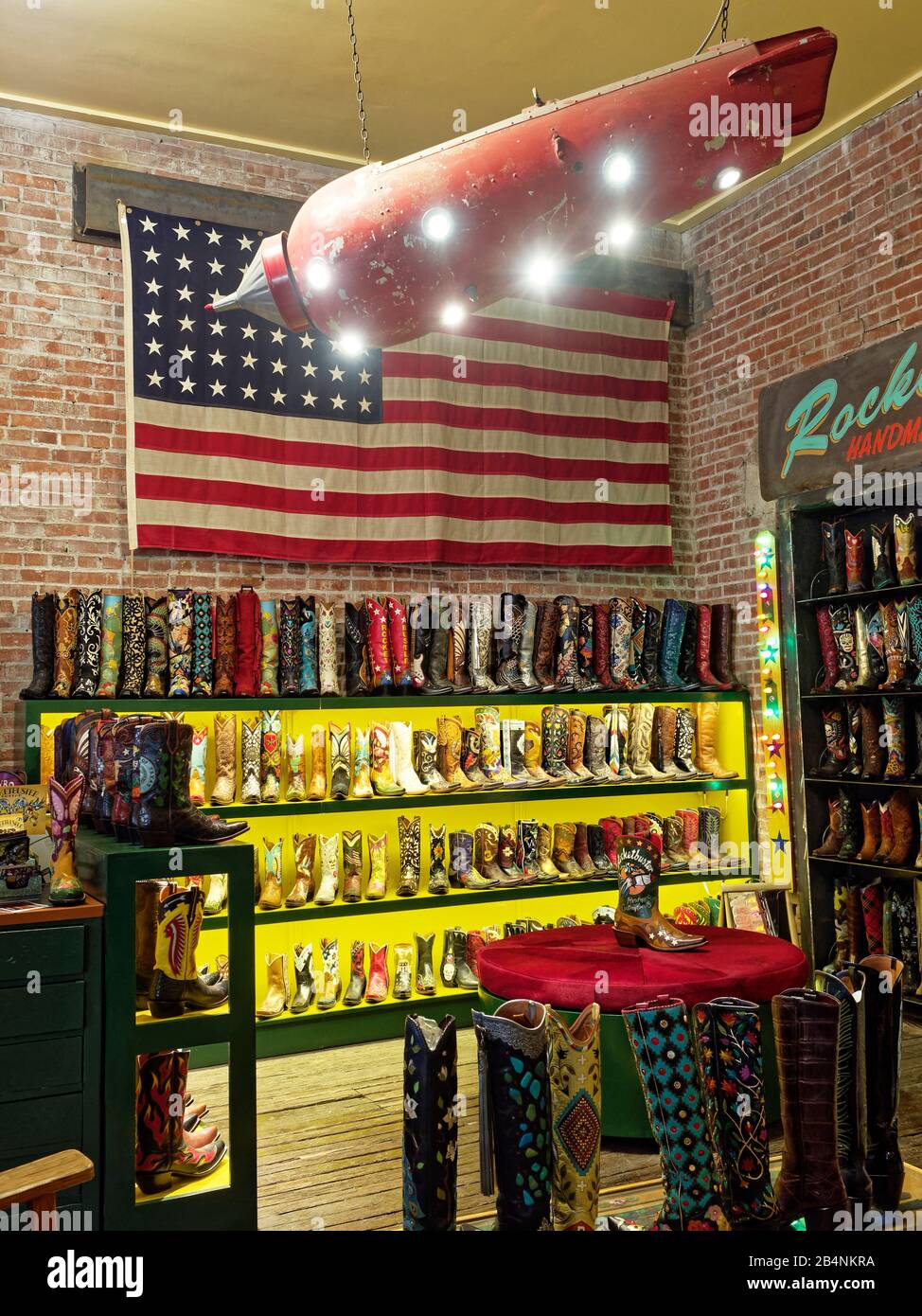 Rocket Buster bootmaker Stock Photo - Alamy