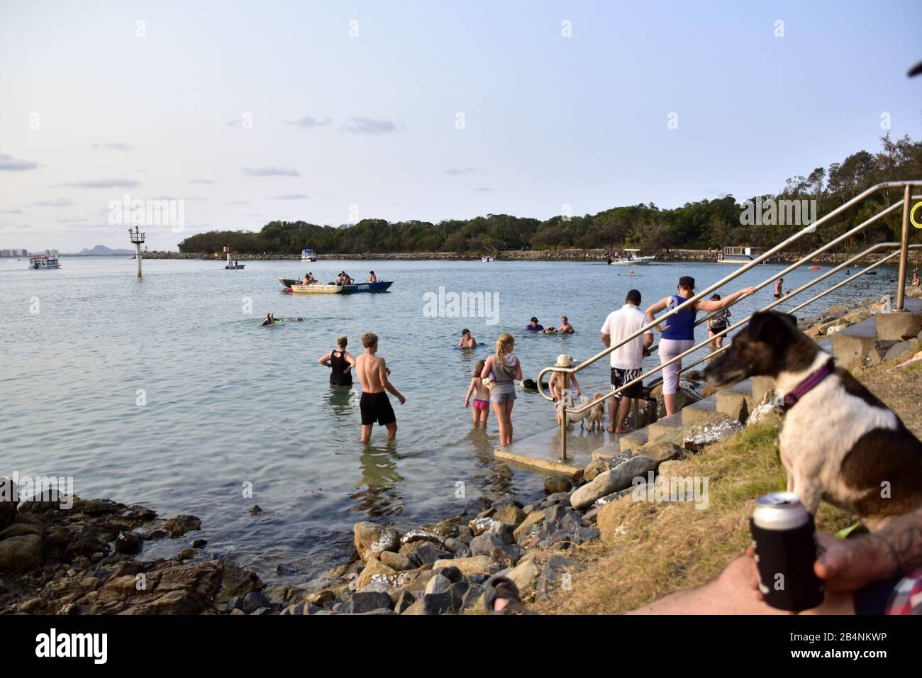 Mooloolaba river mouth hi-res stock photography and images - Alamy