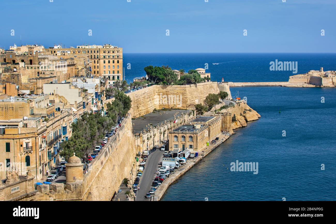Malta, La Valeta City, UNESCO World Heritage Stock Photo - Alamy