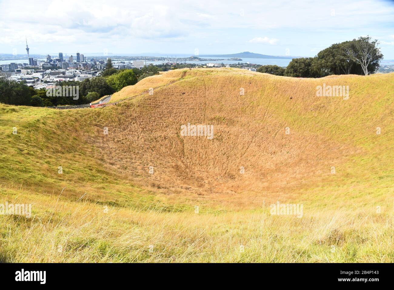 Mount eden crater new zealand hi-res stock photography and images - Alamy