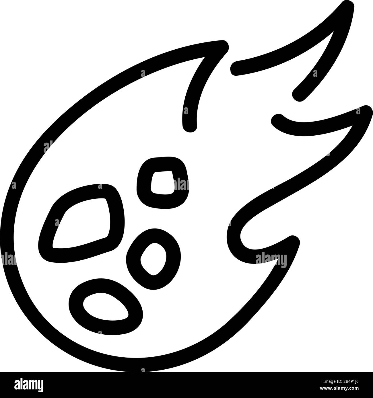 Space meteorite icon vector. Isolated contour symbol illustration Stock ... Space meteorite icon vector. Isolated contour symbol illustration Stock ...