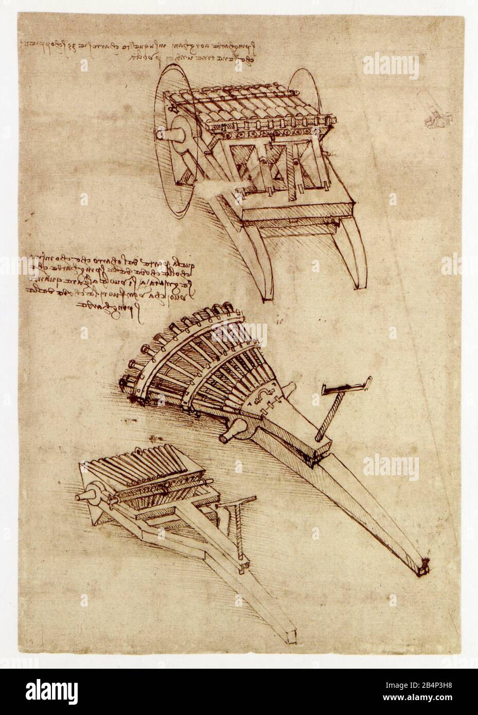 Da vinci gun hi-res stock photography and images - Alamy