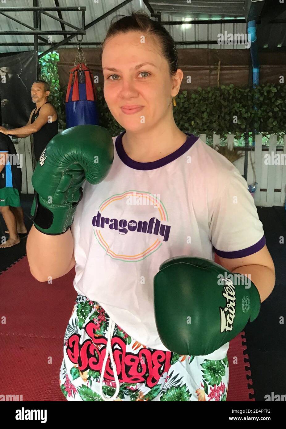 Bangkok, Thailand. 13th Feb, 2020. Bangkok-based Brit Emma Thomas at ...