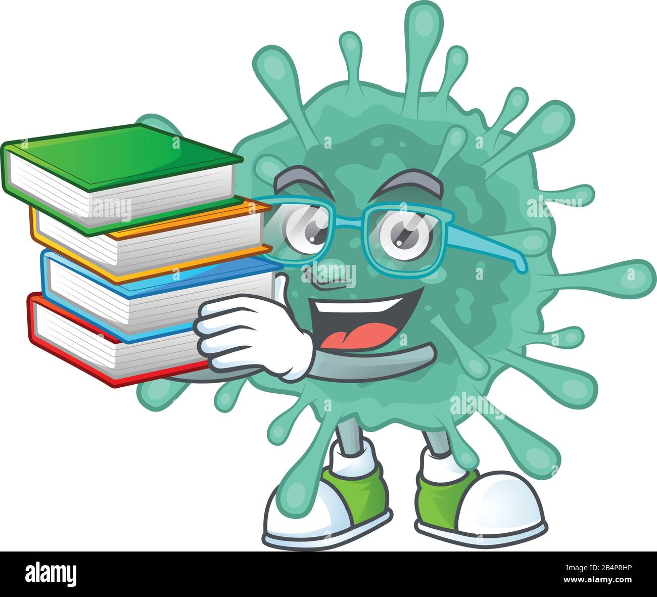 Hardworking Student Cartoon