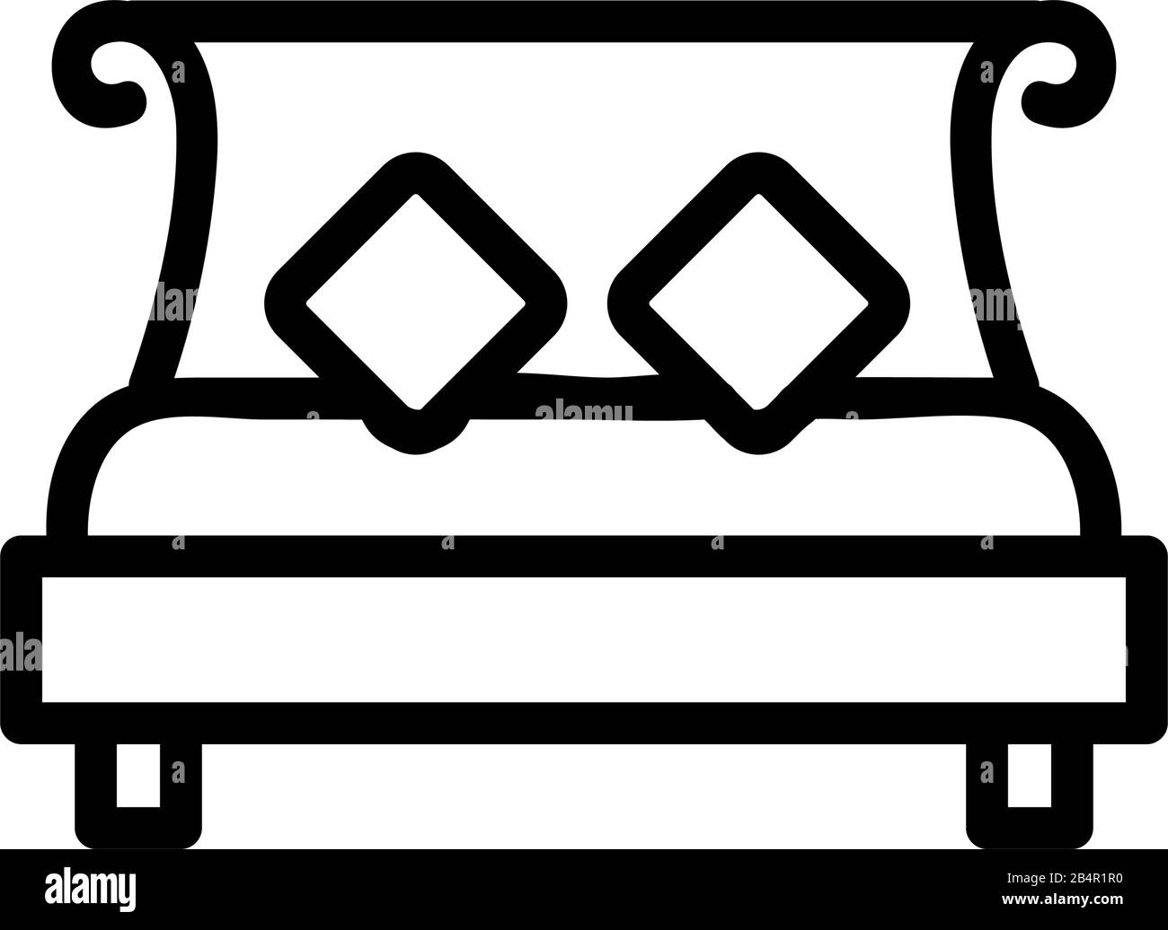 Gothic Bed Stock Vector Images - Alamy
