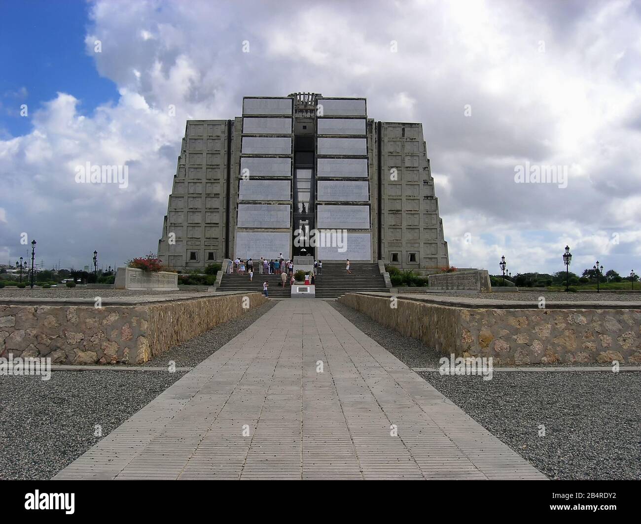 The Columbus Lighthouse mausoleum monument in Santo Domingo, Dominican ...