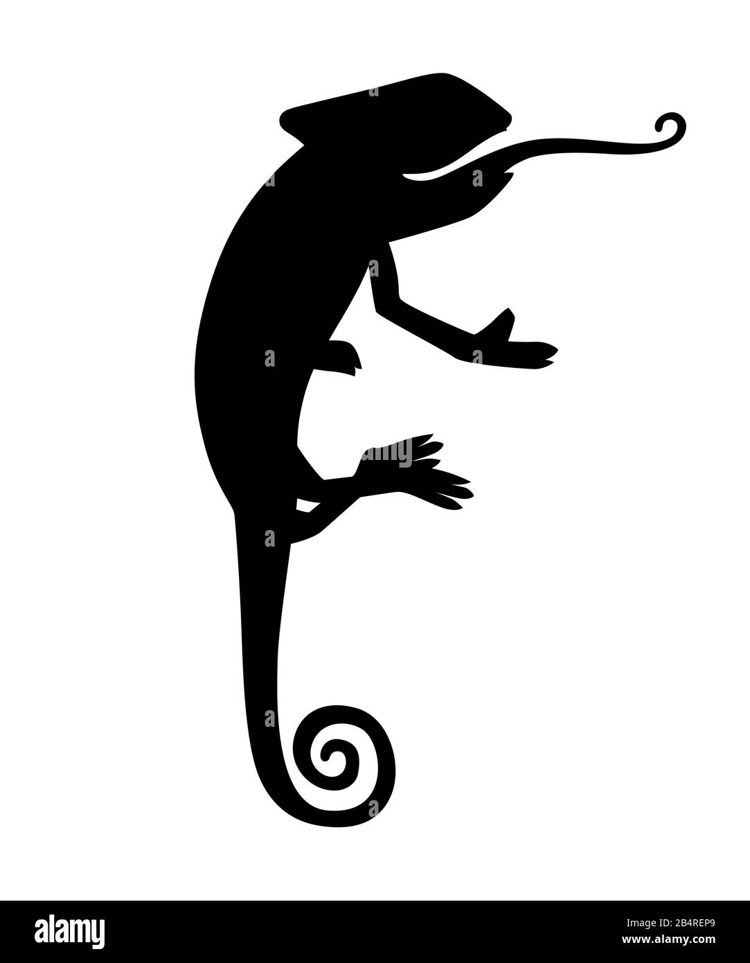 Grumpy lizard Stock Vector Images - Alamy