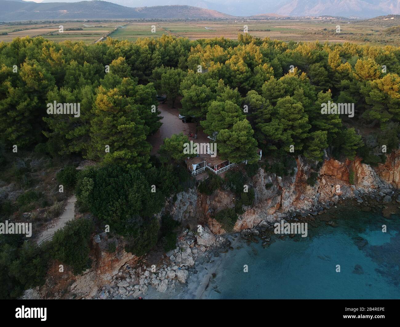 Loutsa beach hi-res stock photography and images - Alamy