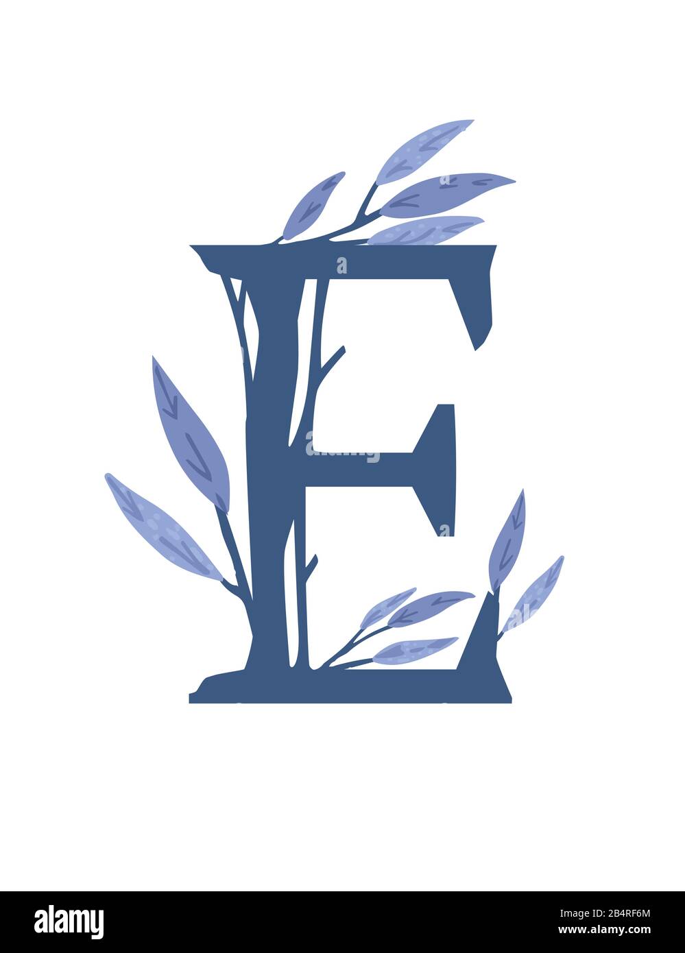 Letter e flowers hi-res stock photography and images - Alamy