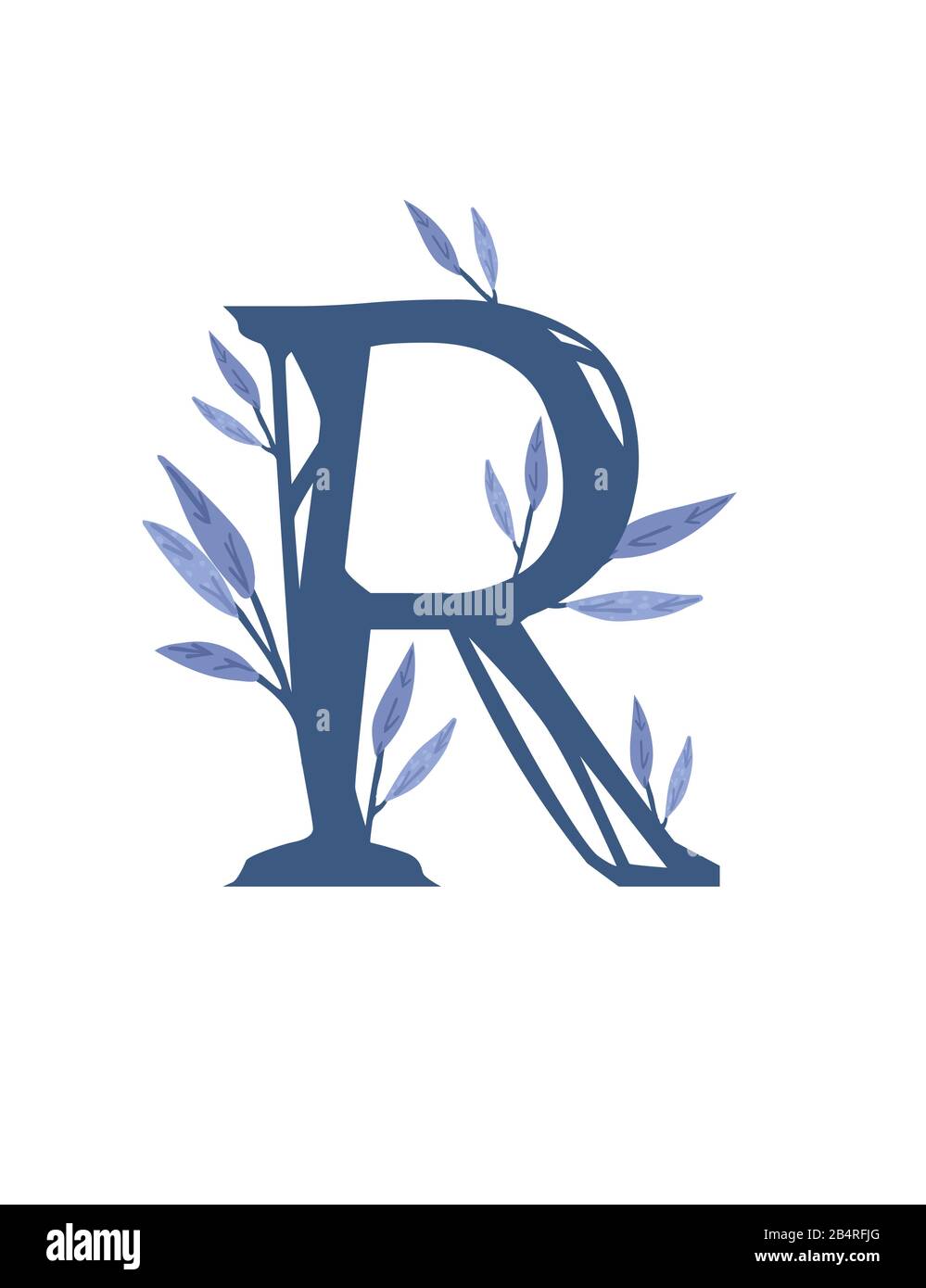 Letter r flowers hi-res stock photography and images - Alamy