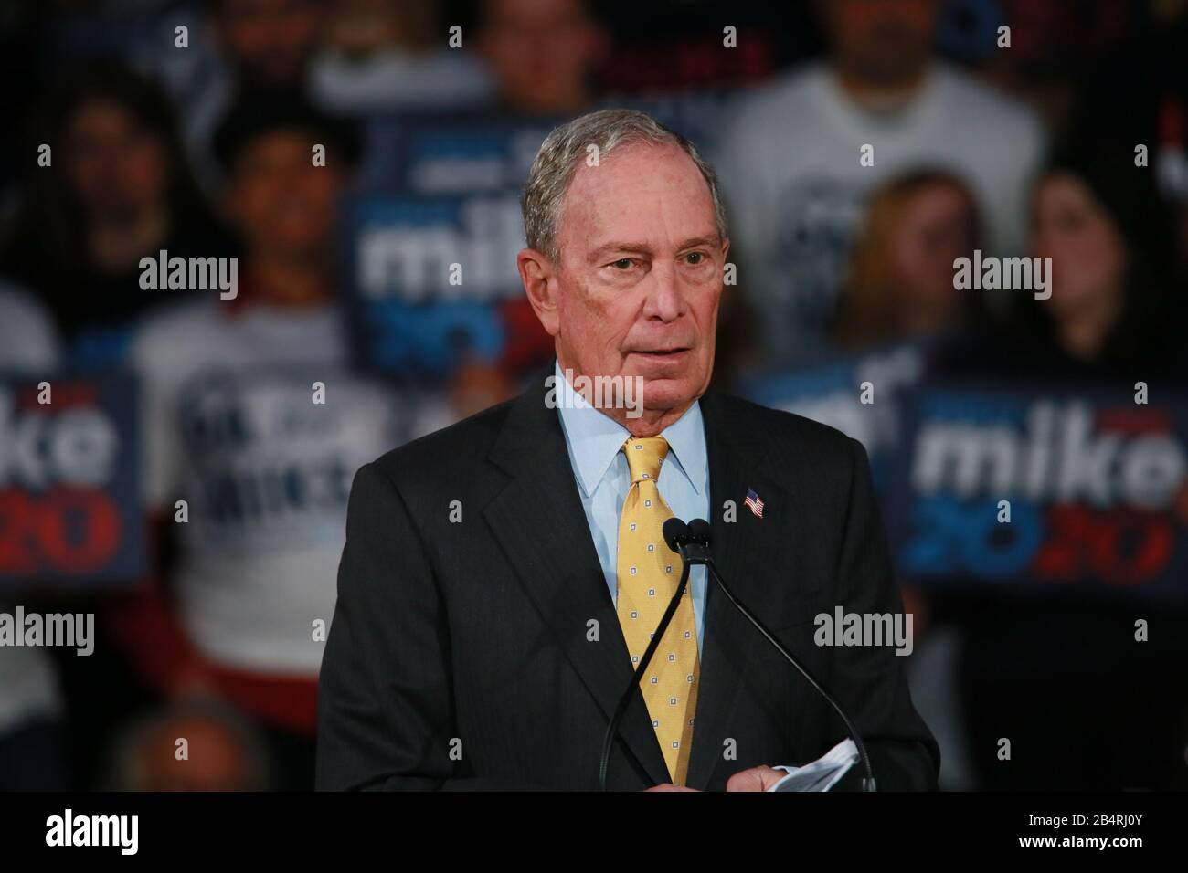 Mike Bloomberg makes a campaign stop in Philadelphia at the National ...
