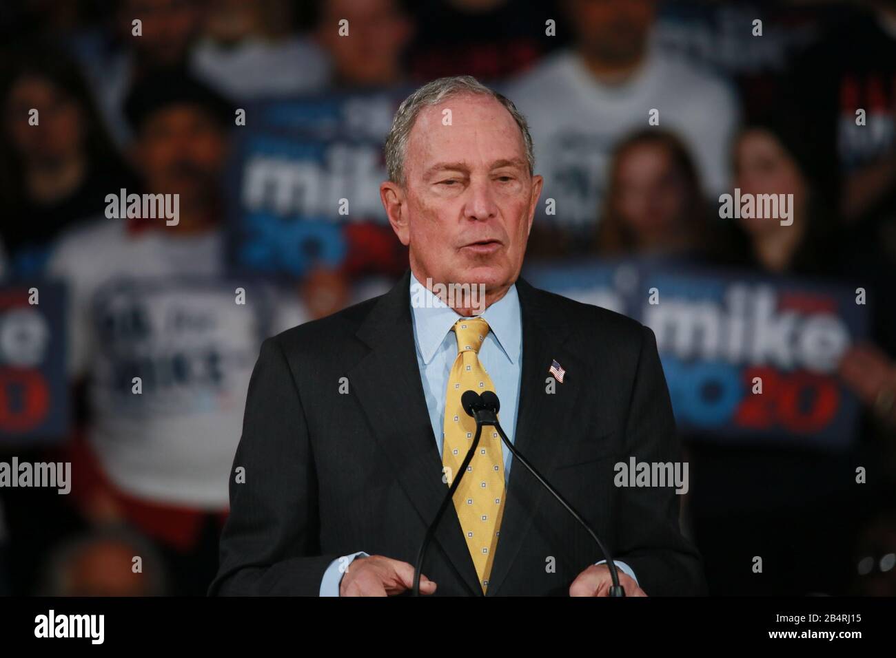 Mike Bloomberg makes a campaign stop in Philadelphia at the National ...