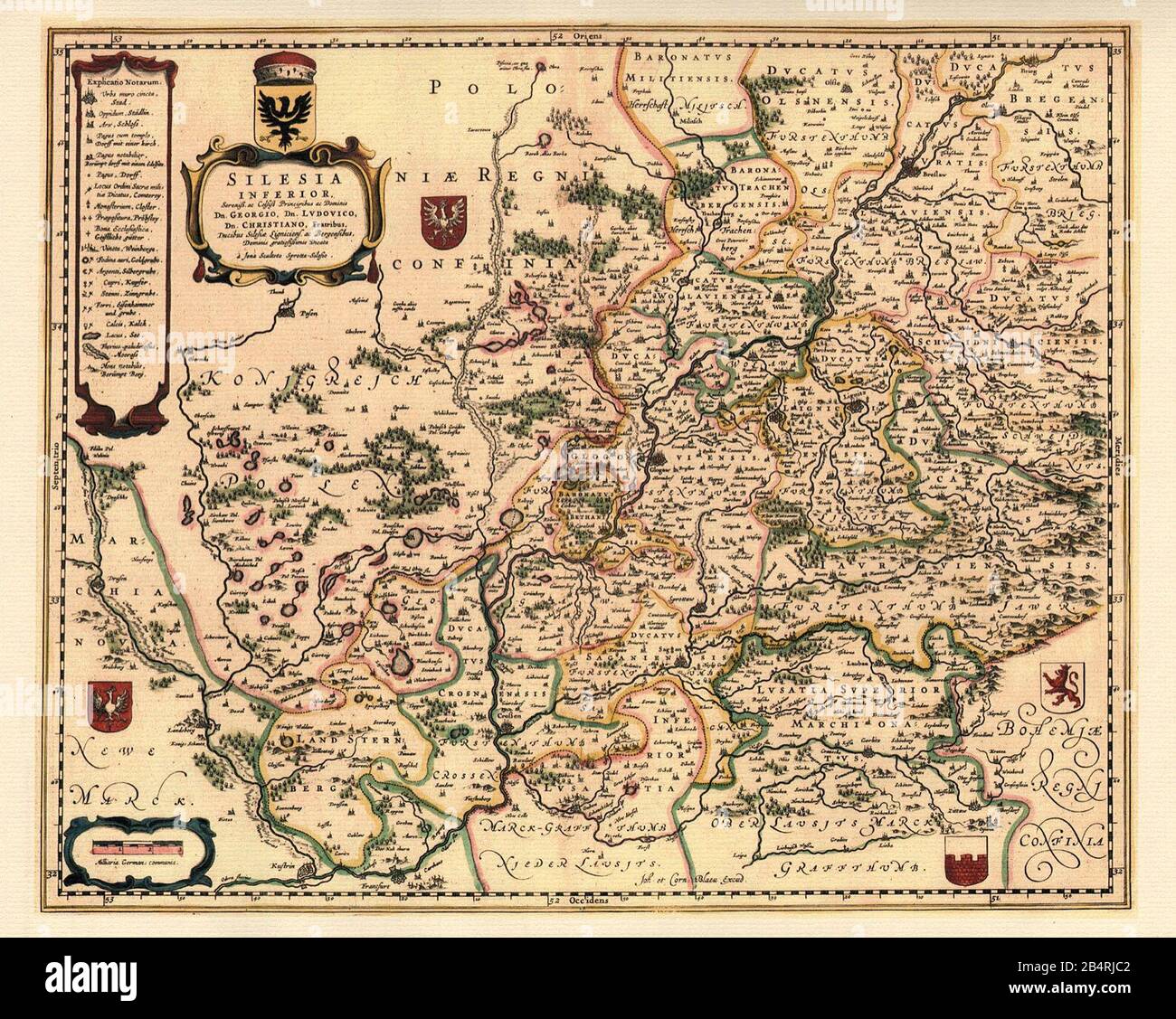 Silesia map hi-res stock photography and images - Alamy