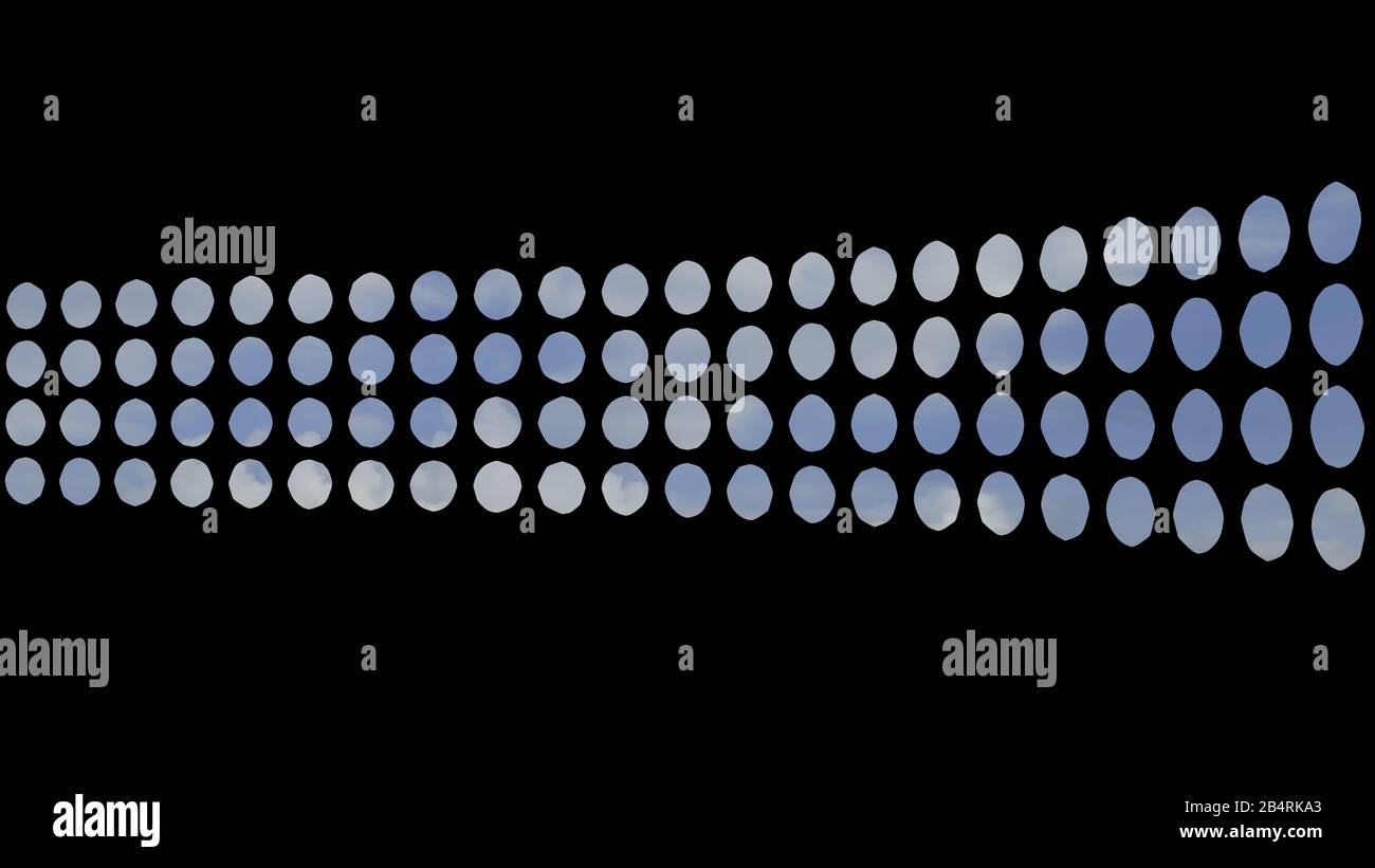 The 3d rendering of 3D Dots Wall Layout Stock Photo - Alamy