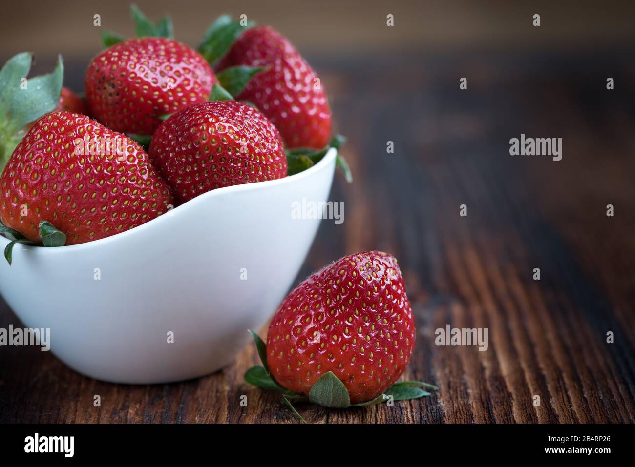 strawberries on the table Stock Photo - Alamy
