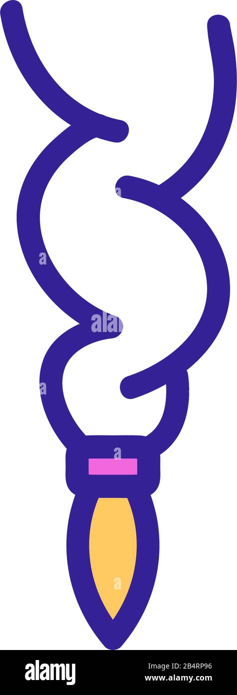 Braided pigtail isolated Cut Out Stock Images & Pictures - Alamy