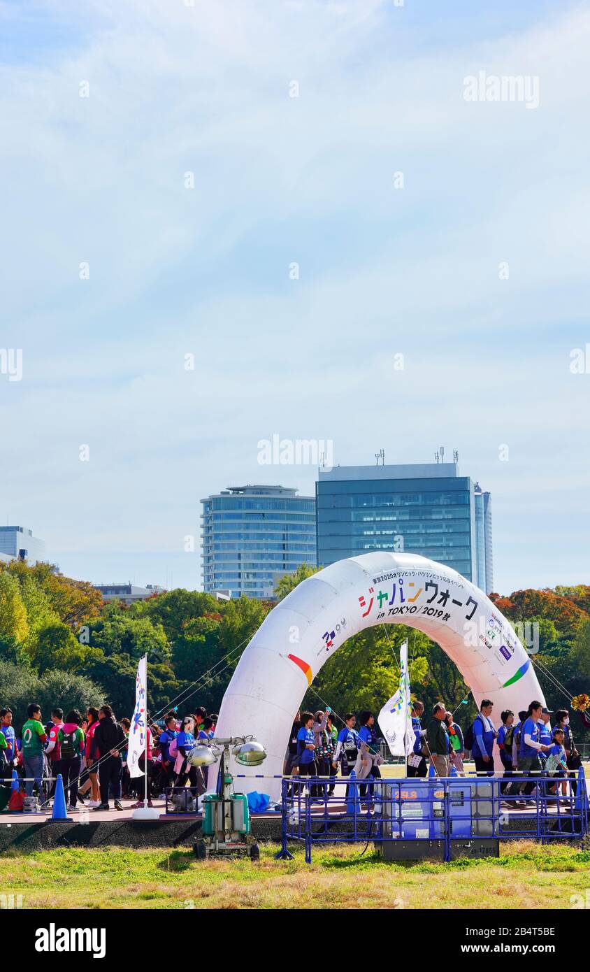tokyo, japan - november 17 2019: Event called "Japan Walk in Tokyo 2019 ...