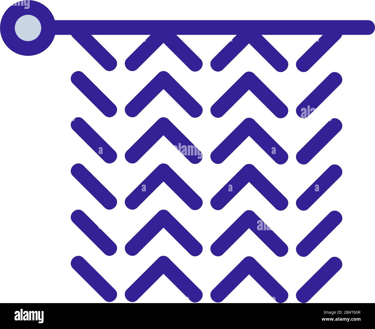 Knitting icon vector. Isolated contour symbol illustration Stock Vector ...